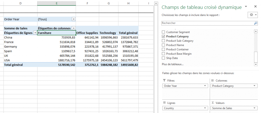 Créer un tableau croisé dynamique | XL Business Tools