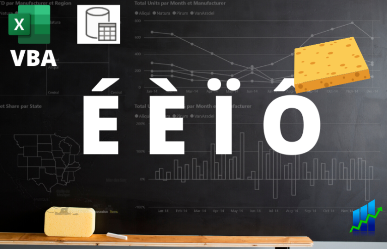 Voici 2 méthodes pour supprimer les accents dans Excel avec une macro ...